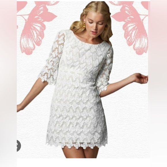 Lilly Pulitzer | Dresses | Lilly Pulitzer Shayna Dress Crochet ...